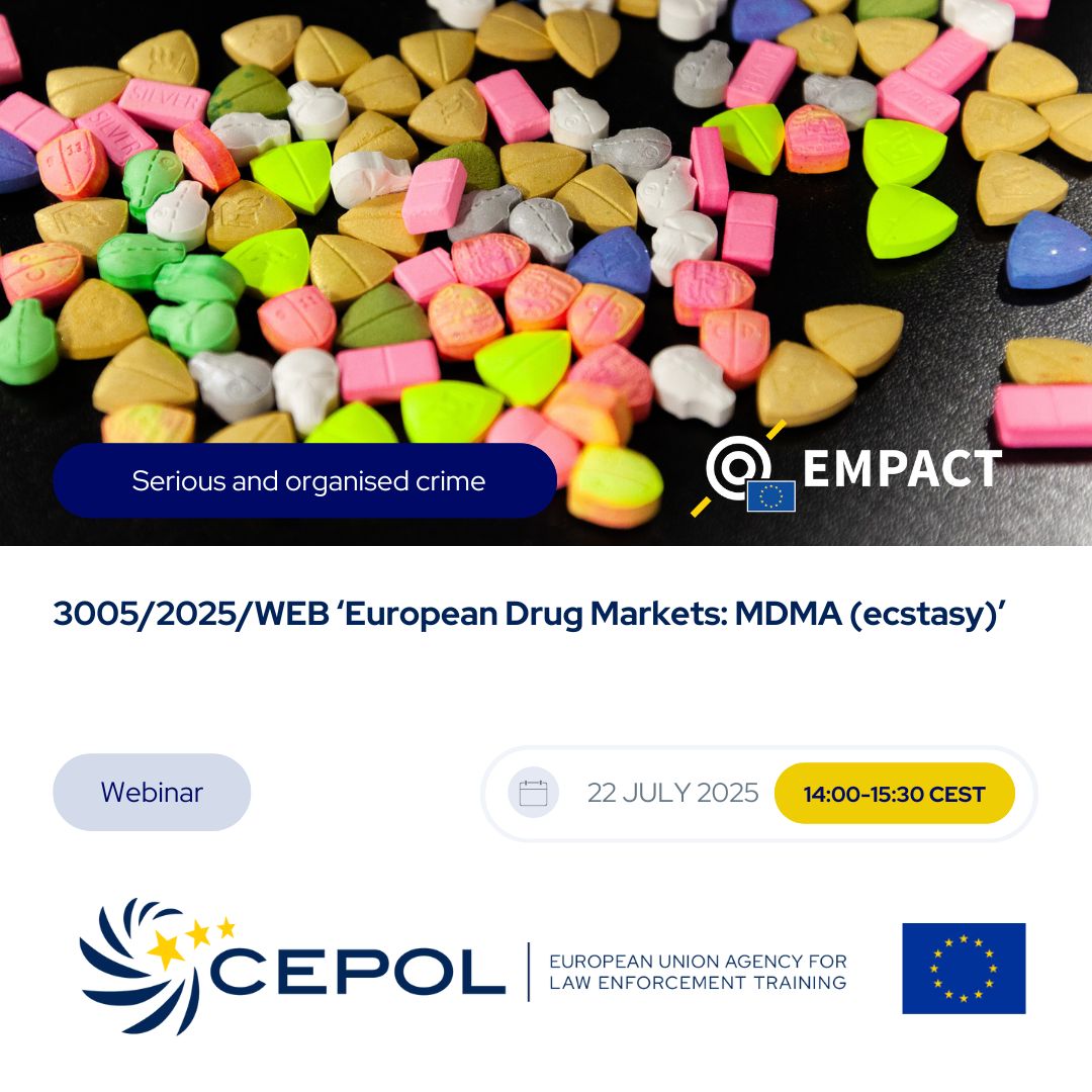 Course: 3005/2025/WEB 'European Drug Markets: MDMA (ecstasy)' | LEEd - CEPOL